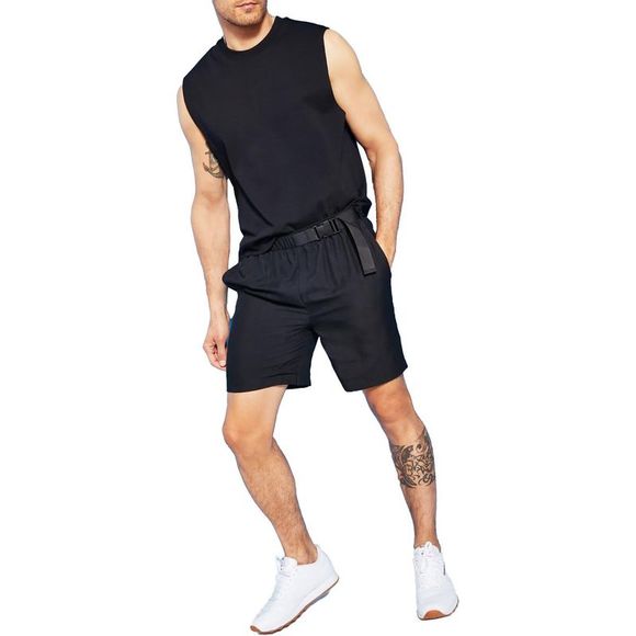 Royalty By Maluma | Shirts | Royalty By Maluma Mens Black Cotton Cutoff ...